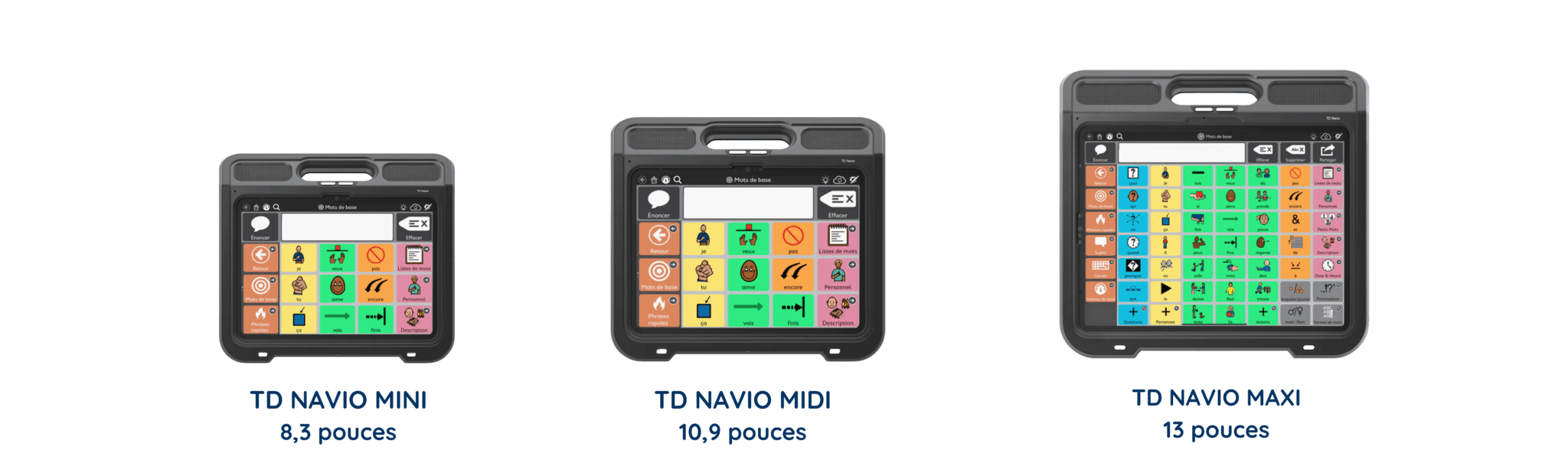 TD Navio | dispositif tactile de CAA - Autisme | Aphasie - CENOMY