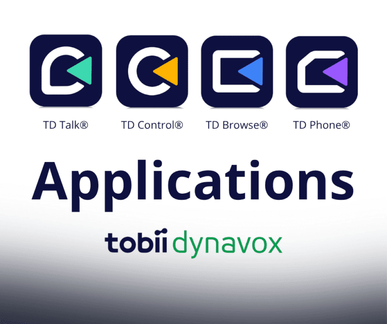 Applications Tobii Dynavox : TD Talk, TD Control, TD Phone...