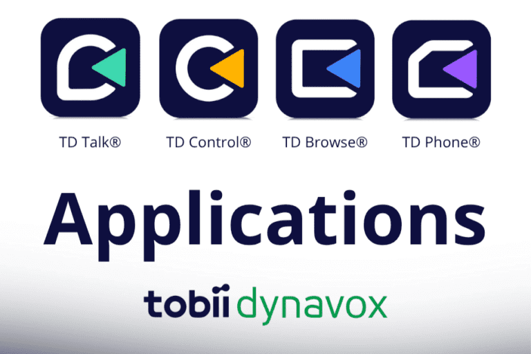 Applications Tobii Dynavox : TD Talk, TD Control, TD Phone...